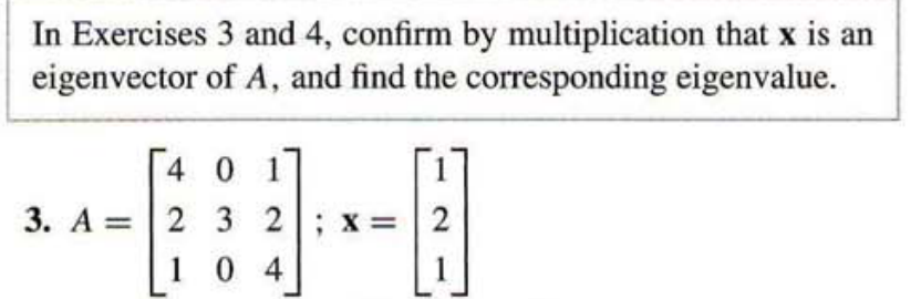 Solved In Exercises 3 and 4, confirm by multiplication that | Chegg.com