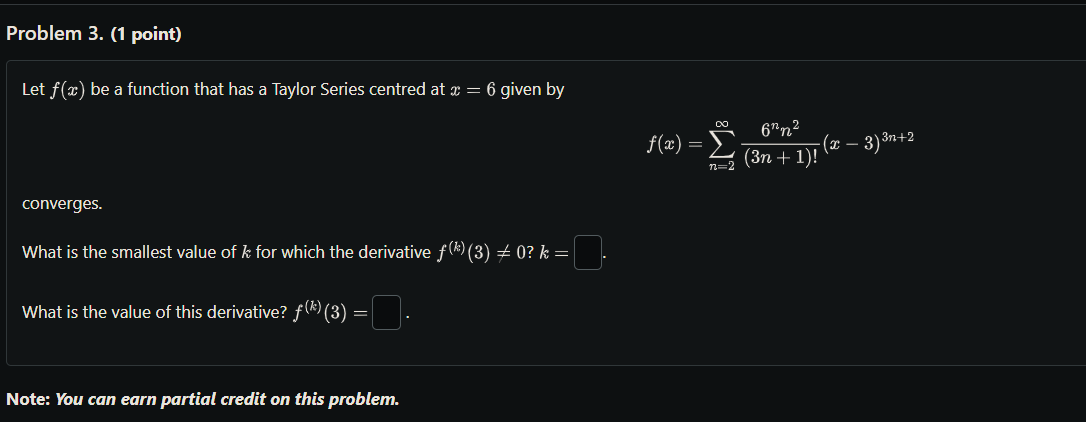 Solved Let f(x) be a function that has a Taylor Series | Chegg.com