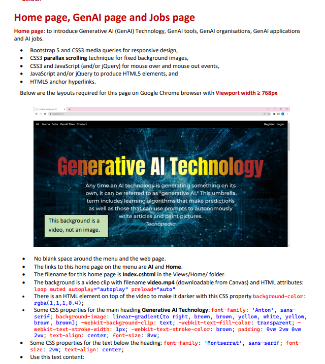 Solved - Scroll down and you see the webpage with background | Chegg.com