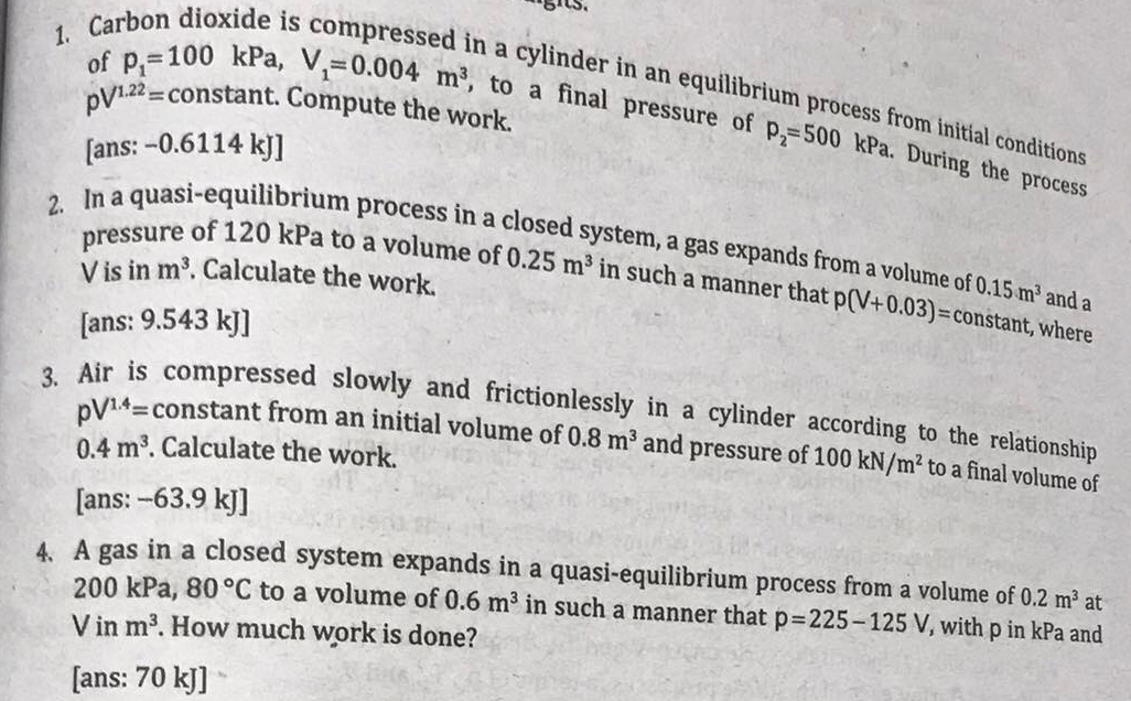 Solved 1. A closed rigid container has a volume of 2 m' and | Chegg.com