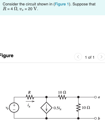 Solved Consider the circuit shown in (Figure 1) . | Chegg.com