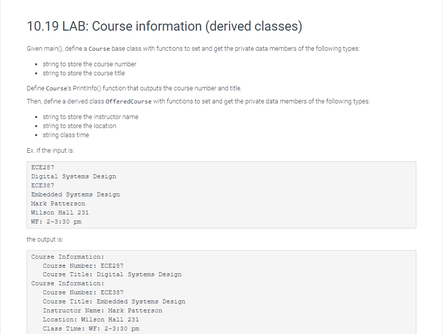Solved Main.cpp#include "OfferedCourse.h"int main() {Course | Chegg.com