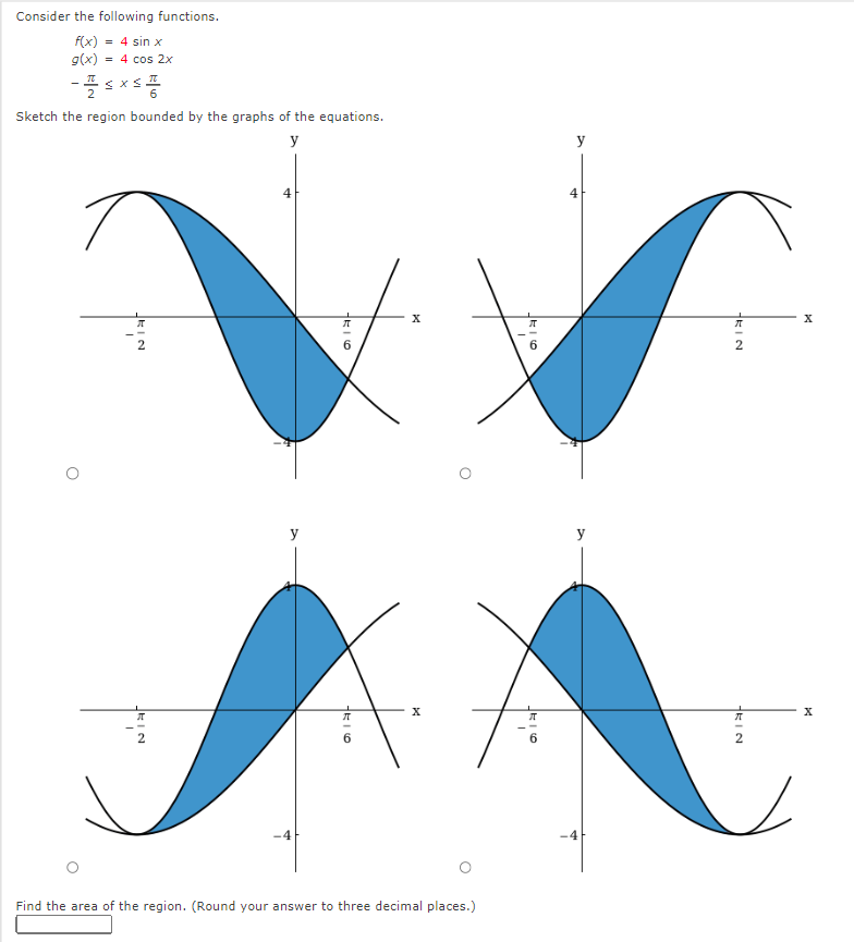 Solved Sketch the region bounded by the graphs of the | Chegg.com
