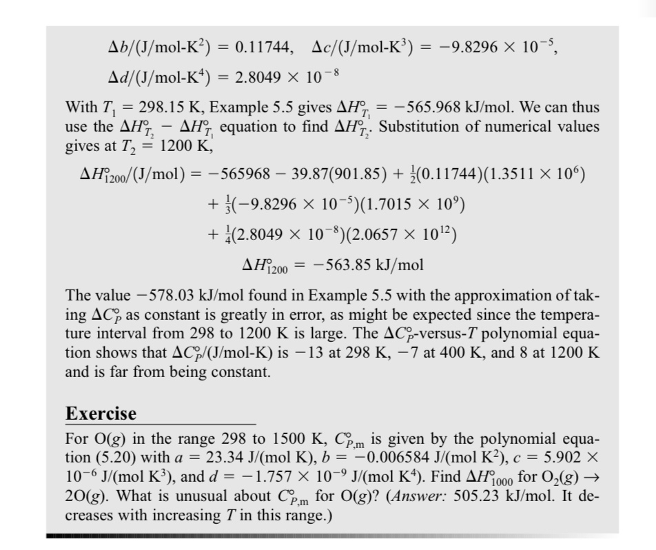 Solved 5.39 (a) Use Sm,298∘ Appendix data and the expression | Chegg.com