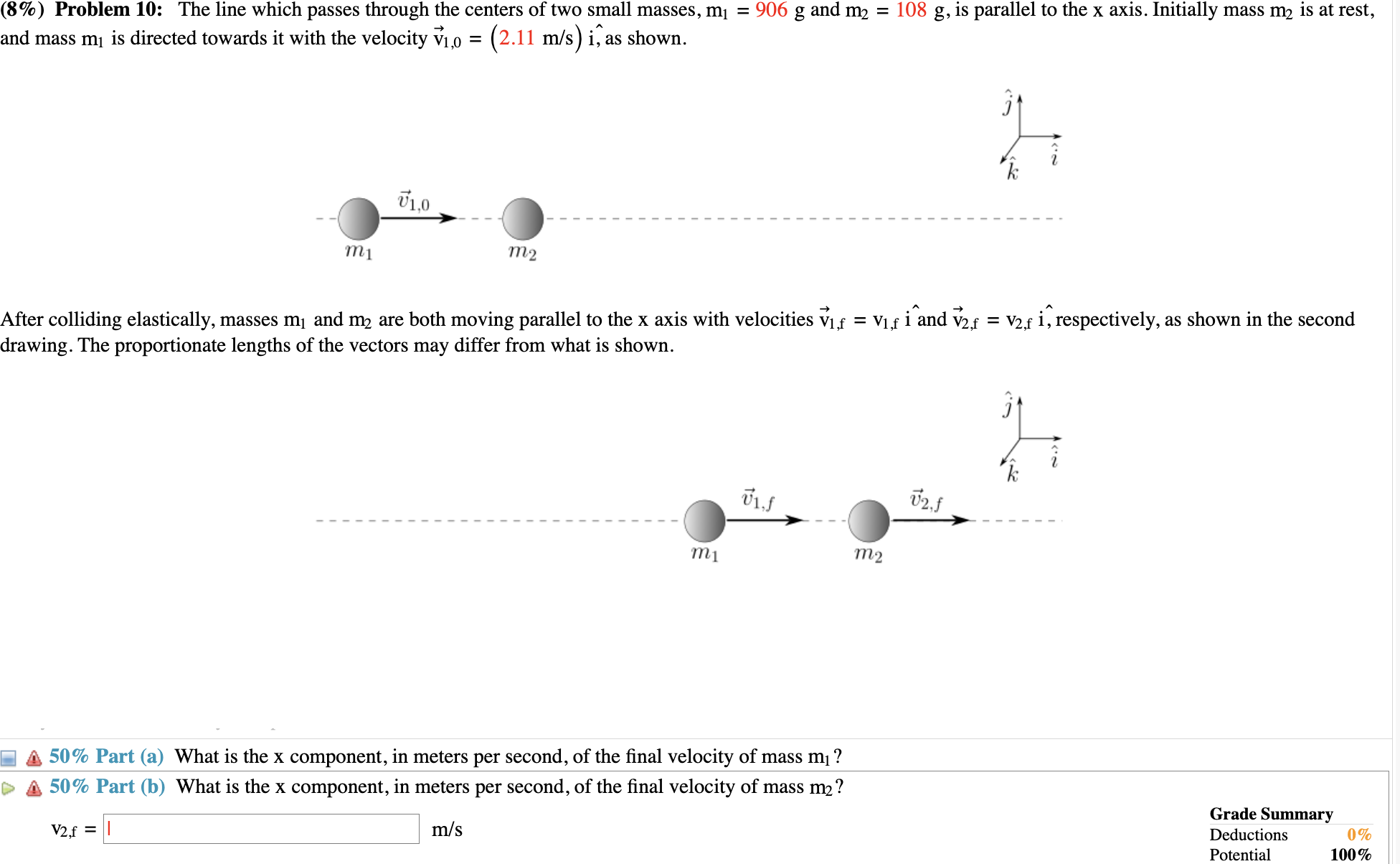 Solved 3\%) Problem 10: The line which passes through the | Chegg.com