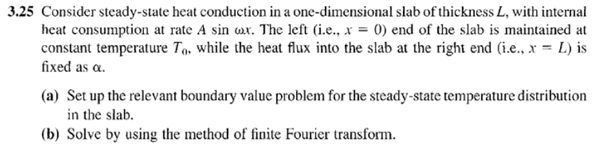 Solved 3 25 Consider Steady State Heat Conduction In A