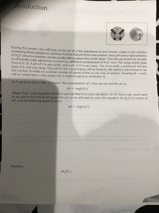 Solved roduction During this project you will look at the DH | Chegg.com