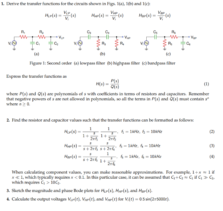 Solved number 4 ﻿only please. R1,R2,R3,R4,R5,R6 = 1kohm. | Chegg.com