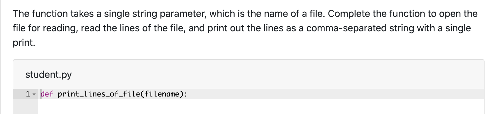 Solved The function takes a single string parameter, which | Chegg.com