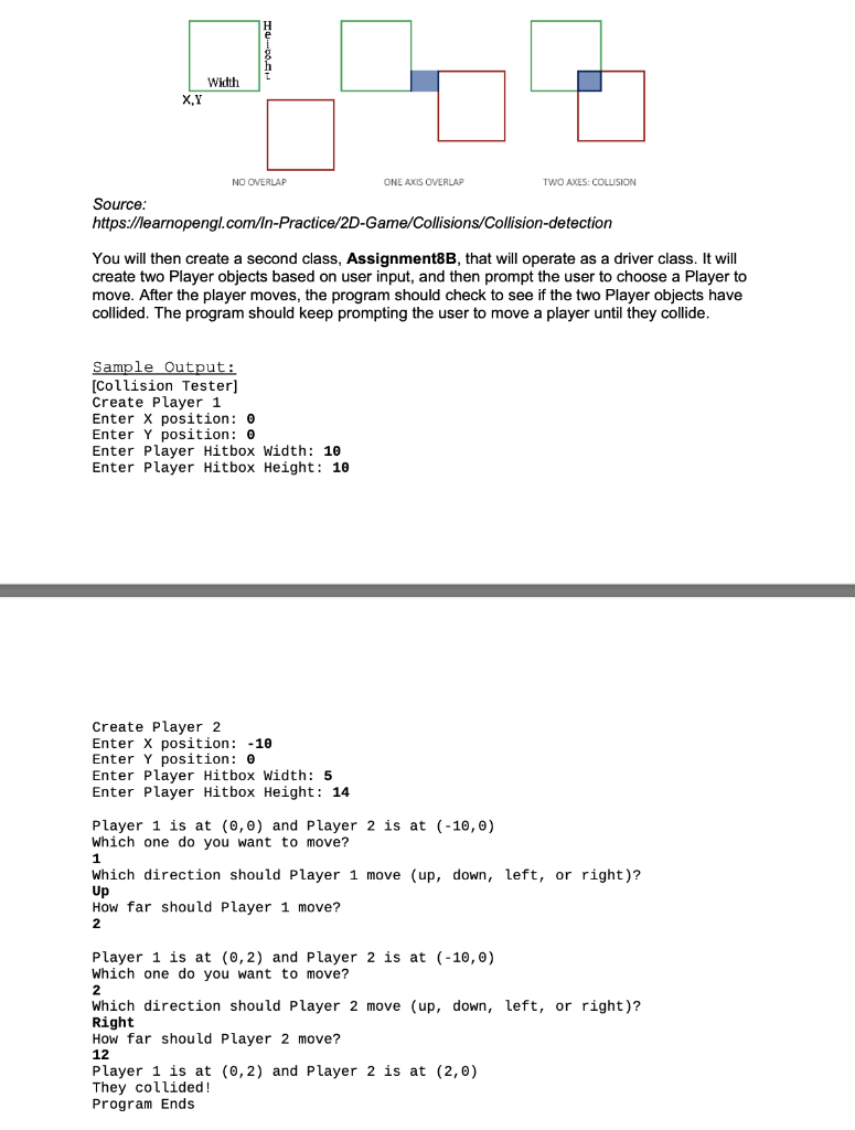 Solved Assignment 8B: Hit Boxes (Part 2). Back in Assignment | Chegg.com