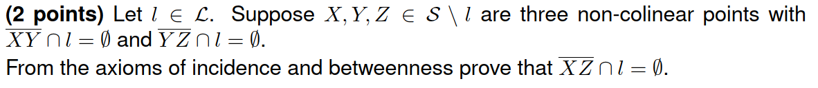 Solved (2 points) Let \\( l \\in \\mathcal{L} \\). Suppose | Chegg.com
