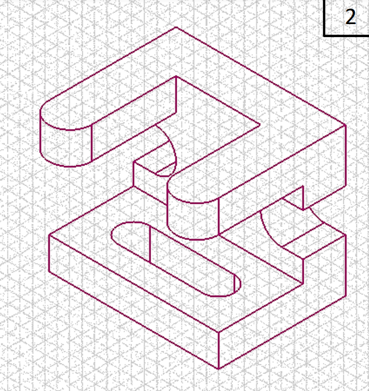 Solved hand sketching the 3 ﻿projections views of the | Chegg.com