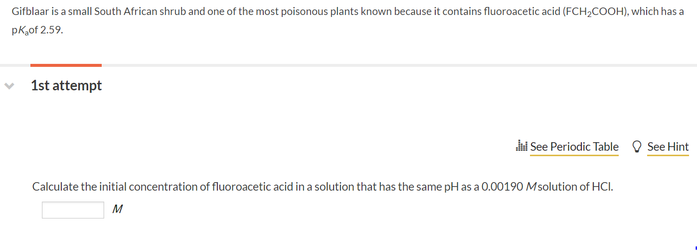 Solved Gifblaar is a small South African shrub and one of | Chegg.com