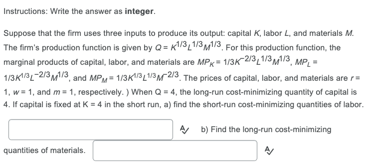 Solved Instructions: • Write the answer as an integer, | Chegg.com