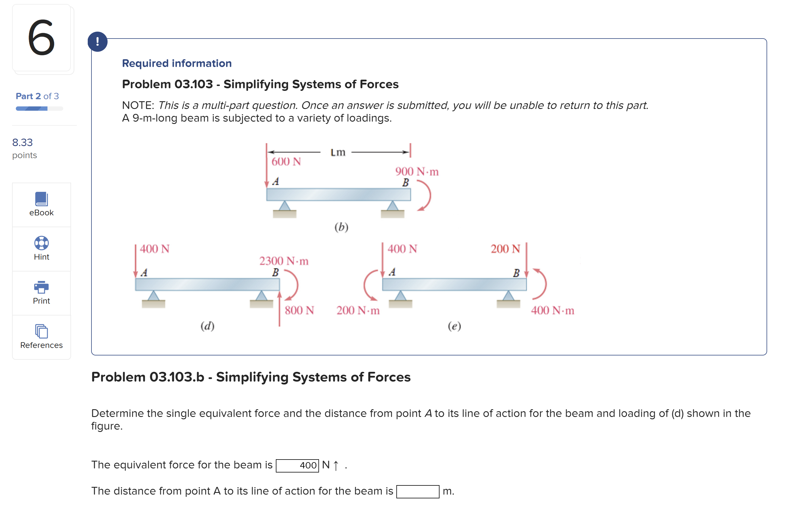 Solved Required information Problem 03.103 - Simplifying | Chegg.com