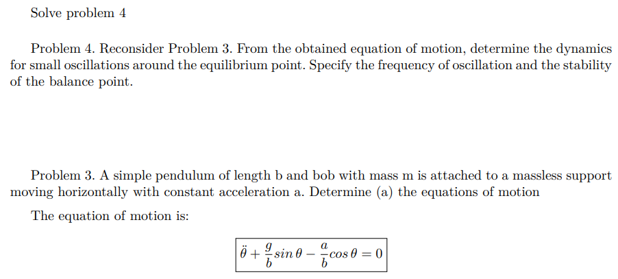 Solved Solve problem 4 Problem 4. Reconsider Problem 3. From | Chegg.com
