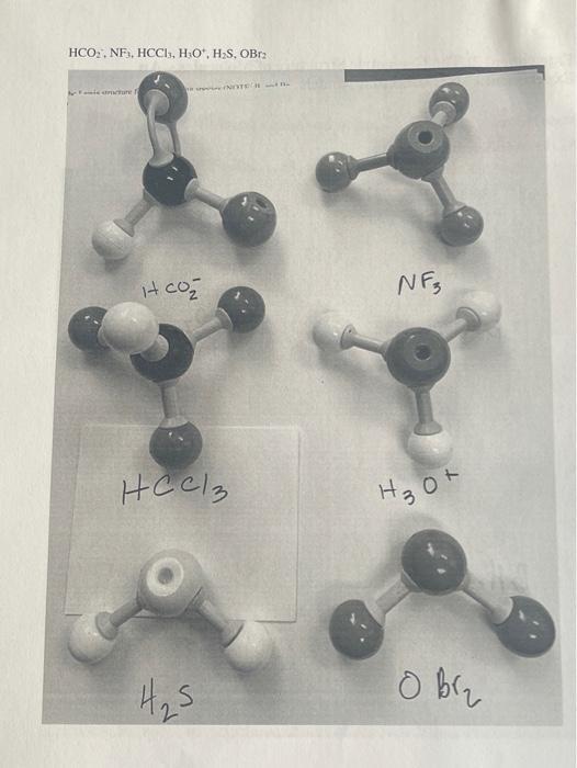 Solved Species Lewis Structure Molecular Geometry Vsepr 8241
