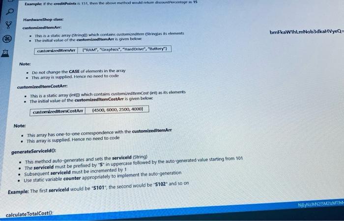 Solved Question 2 Object Oriented Programming: 140 Marks | Chegg.com