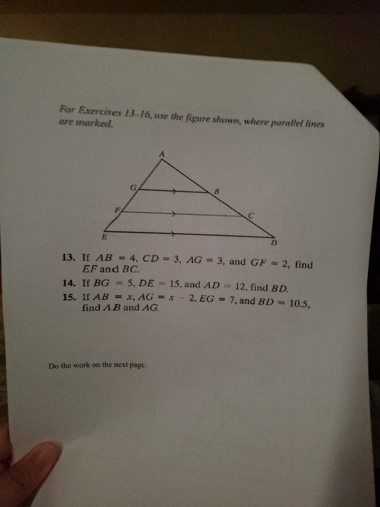 Solved For Exercises 13-16, use the figure shown, where | Chegg.com