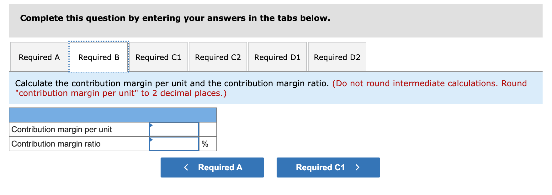 Solved Problem 12-21 (Algo) Prepare a contribution margin | Chegg.com