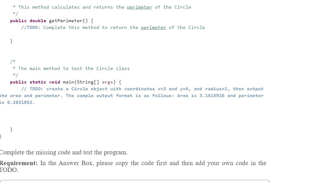 Solved Given The Following Class Definition Class 