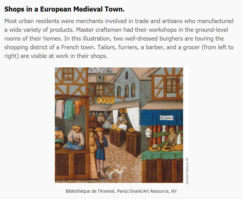 Solved M9. Medieval Cities in the West and East THE | Chegg.com