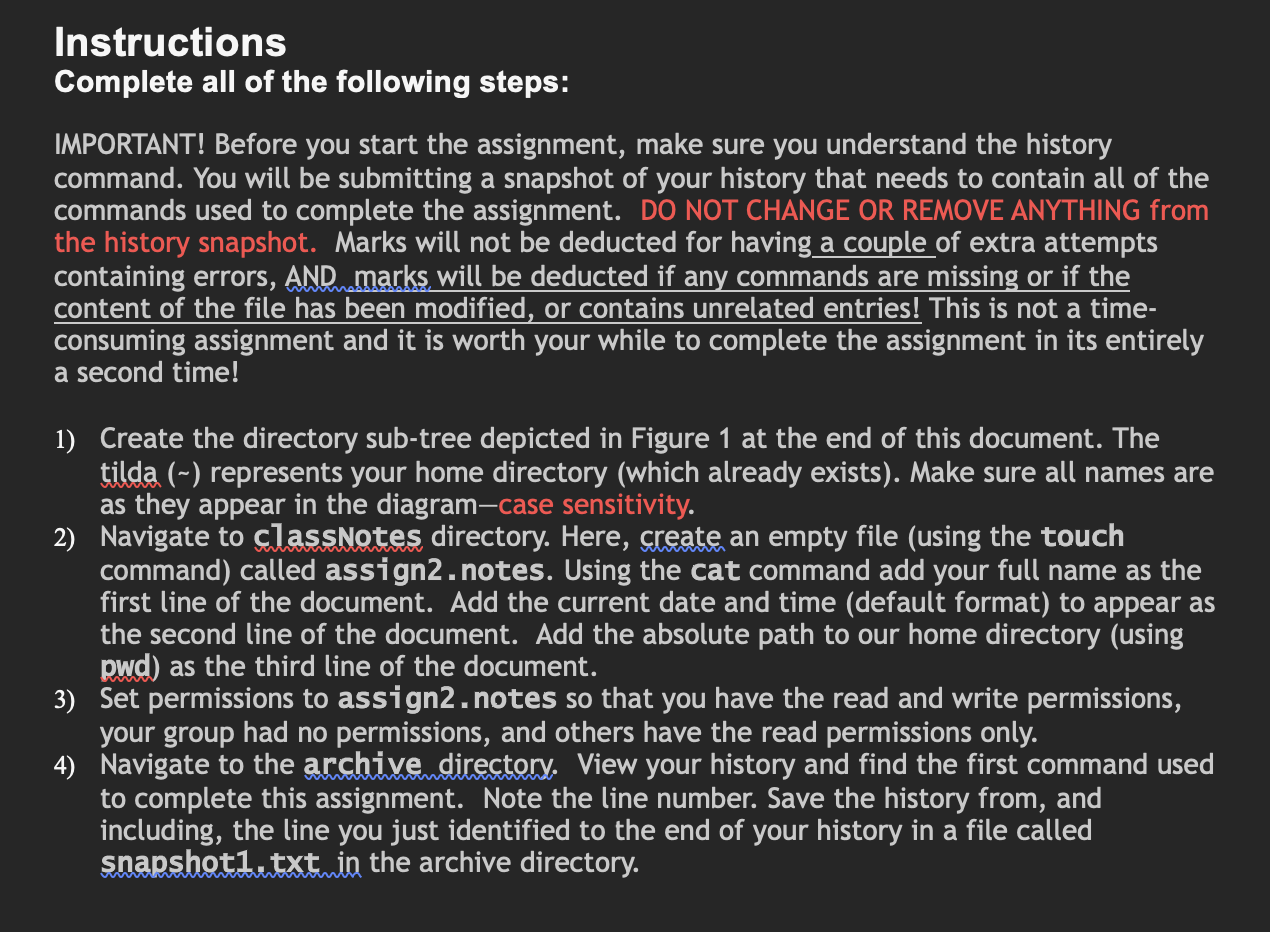 Solved Instructions Complete all of the following steps: | Chegg.com