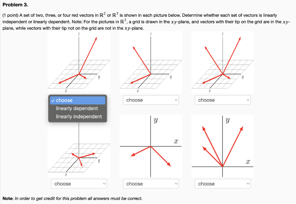 Solved Problem 3. (1 point) A set of two, three, or four red | Chegg.com