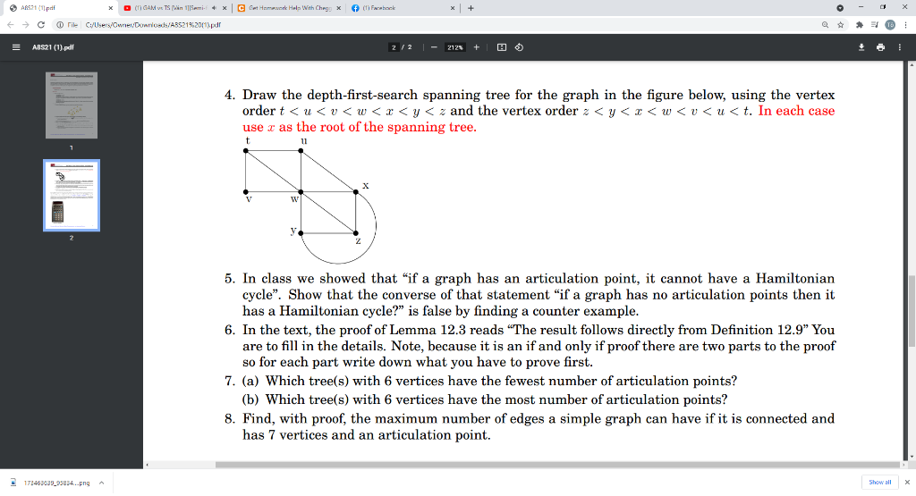 Solved x (GAM V TS in 11Seni + XC o With Cheg hock O file | Chegg.com