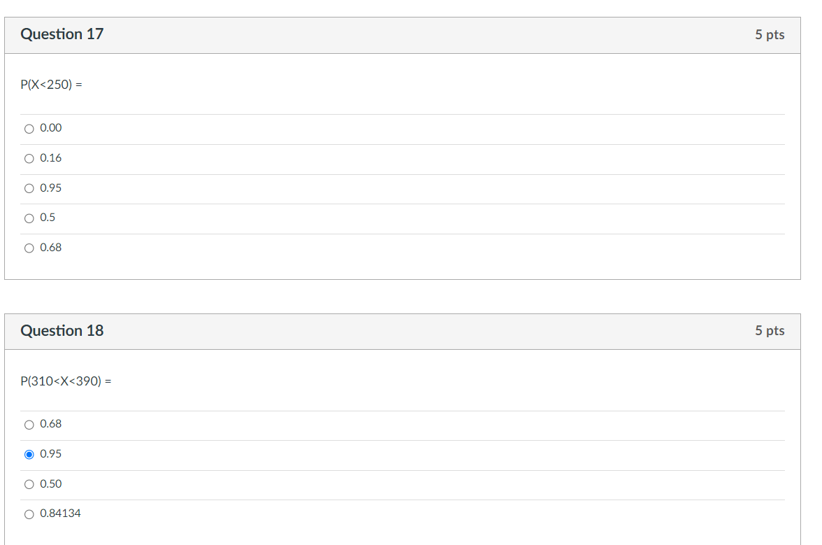Solved Questions 16,17 The weights, X, of a certain type of | Chegg.com