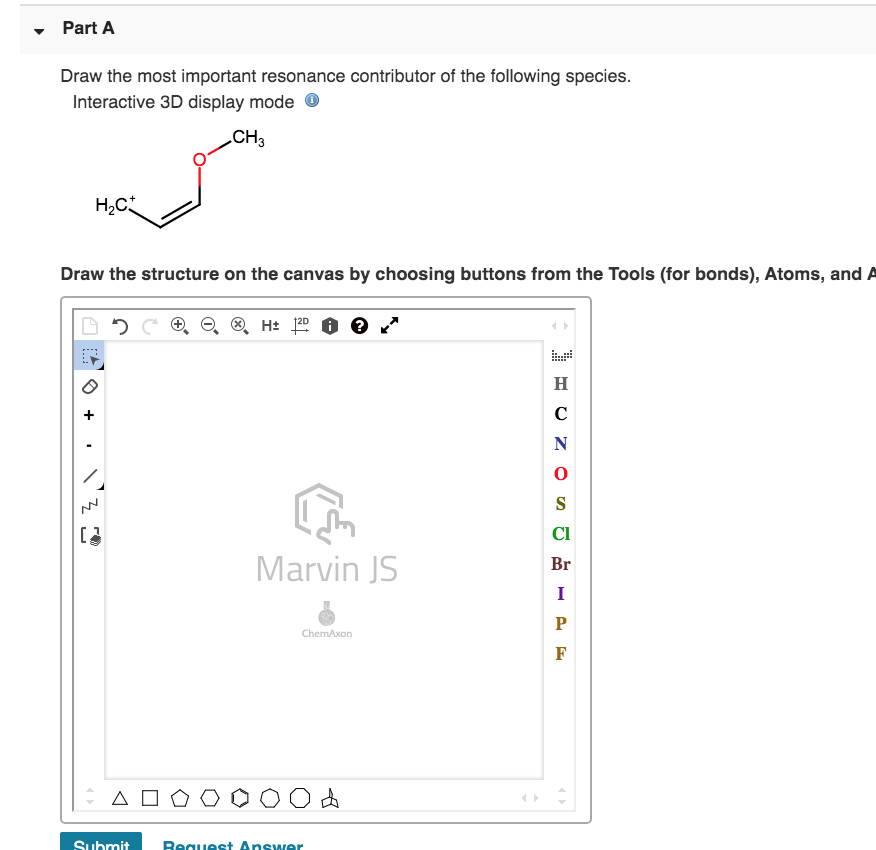 Solved - Part A Draw the most important resonance | Chegg.com
