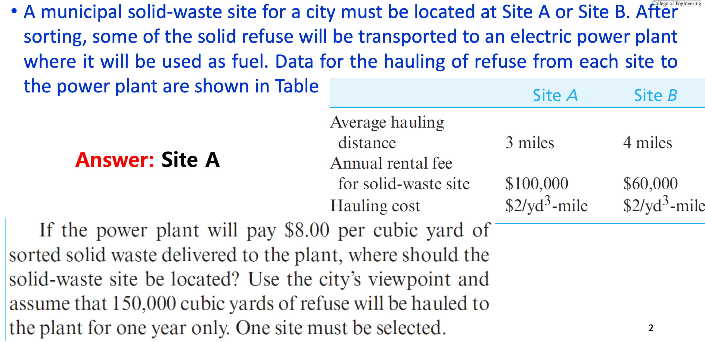 High Quality SOLUTION - ﻿A municipal solid-waste site for a city must ...