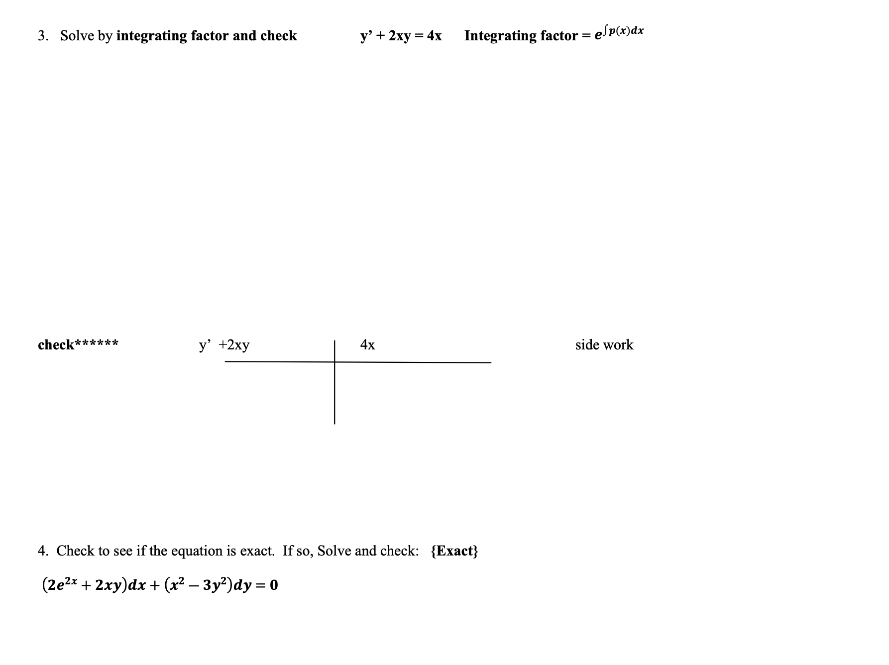 Solved Please answer both questions and show work!For Q4 | Chegg.com