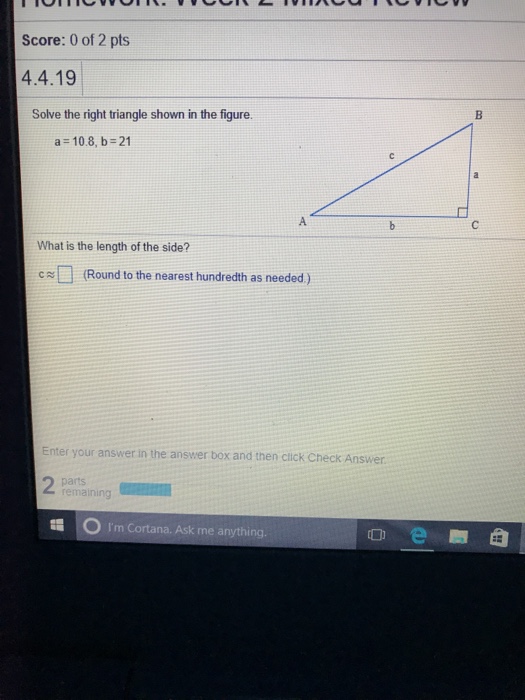 Solved Pre-Calculus Homework: Week 2 Mixed Review Score: 0 | Chegg.com