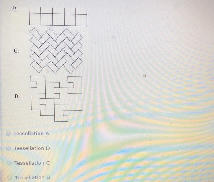 Solved 36. Which tessellation has rotational, translational, | Chegg.com