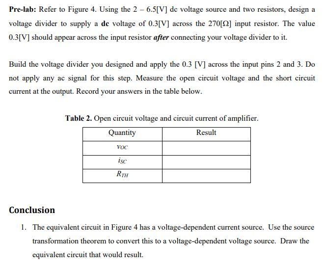 Solved + + VX 2.2[ms]vx Vout 270[Ω] ZA Vin 10[kS2] Figure 4. | Chegg.com