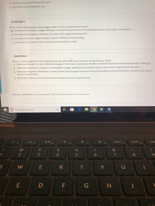 Solved the Proterozoik and Phanerozoic eons the Paleozoic | Chegg.com