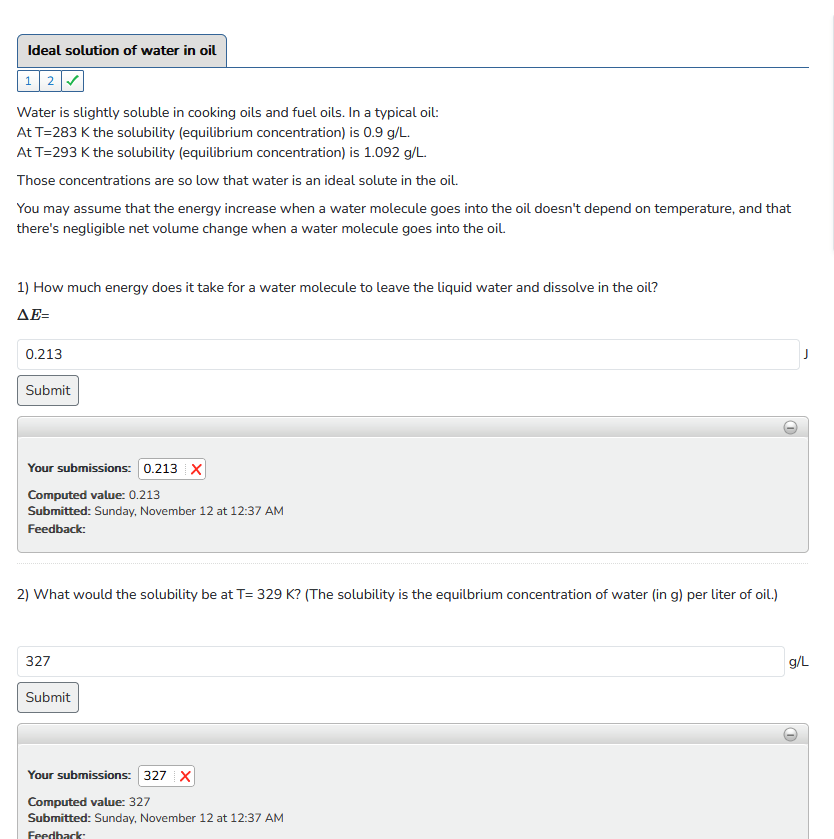 Question has been solved incorrectly with these | Chegg.com