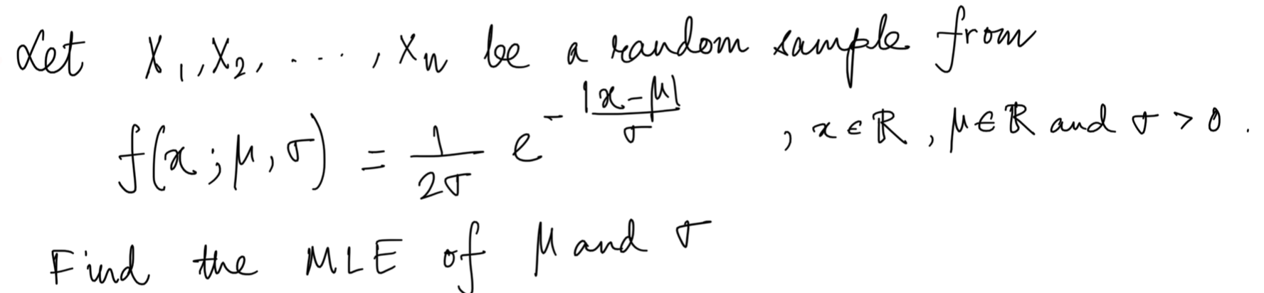 Solved I'm trying to find the log of likelihood function to | Chegg.com