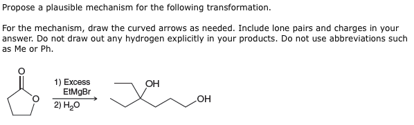 Solved Propose a plausible mechanism for the following | Chegg.com