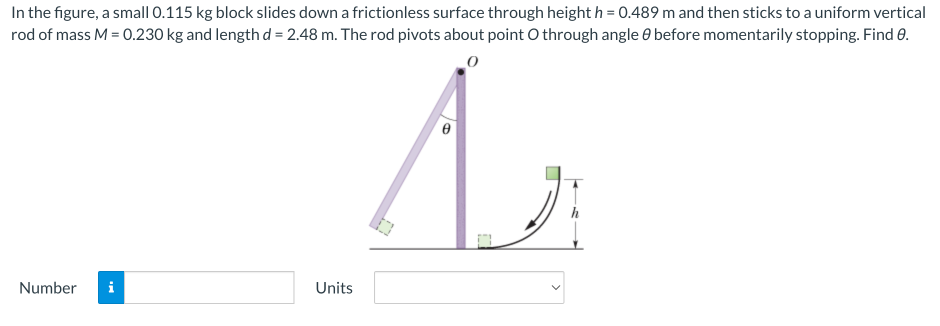 Solved In the figure, a small 0.115 kg block slides down a | Chegg.com