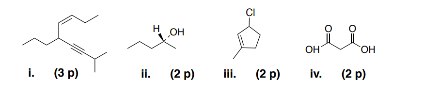Solved Nomenclature(a) Give systematic names for the | Chegg.com