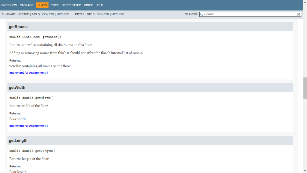 Solved Overview Package Class Tree Deprecated Index Help 0502