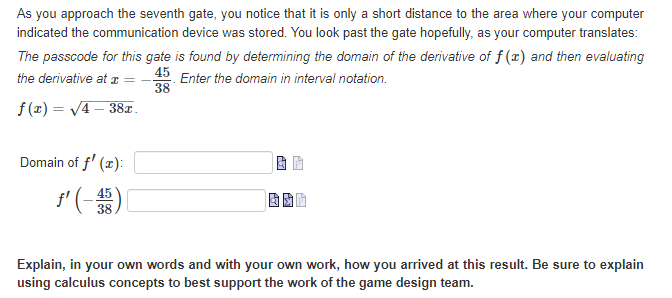 Solved As you approach the seventh gate, you notice that it | Chegg.com