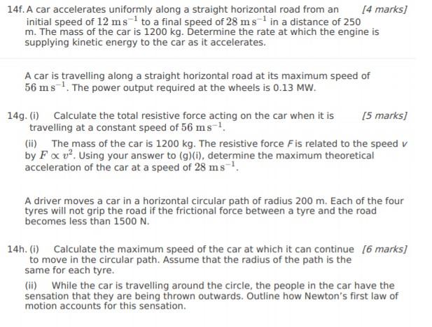 Solved This question is about the thermodynamics of a car | Chegg.com