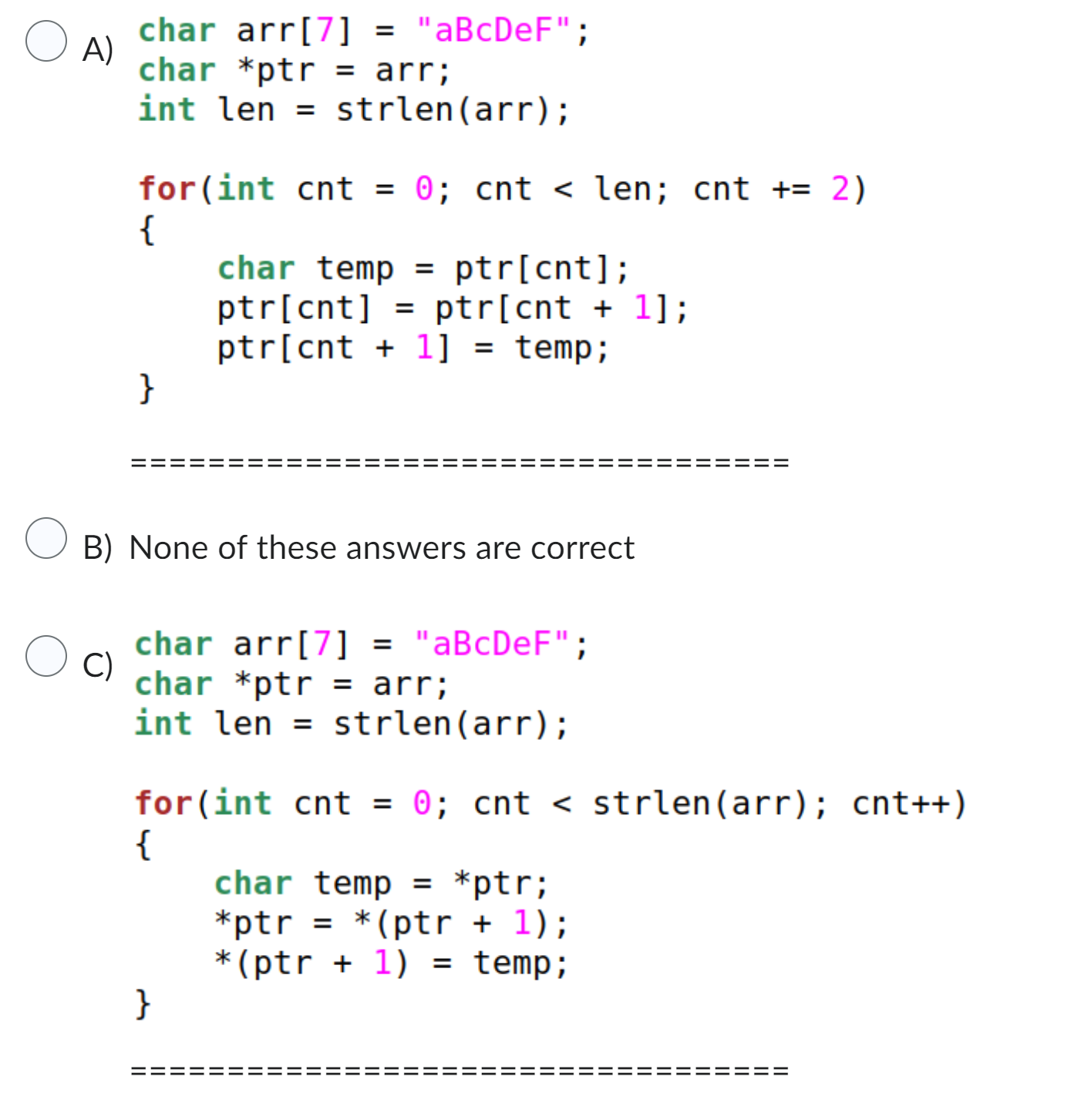 Solved The images show the state of memory BEFORE and AFTER | Chegg.com