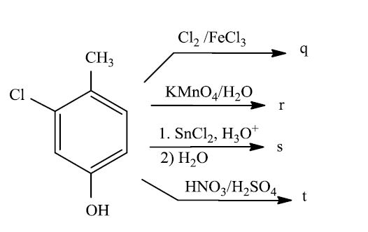 Solved Cl2 /FeCl KMnO/H20 1. SnC12, H3O CH Cl 2) H2O | Chegg.com
