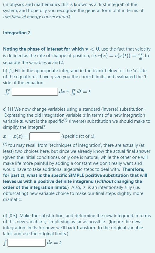 Solved A Rigorous solution of the simple harmonic | Chegg.com