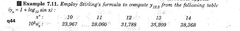 Solved Example 7.11. Employ Stirling's formula to compute y | Chegg.com
