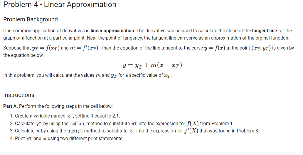 Solved Problem 1 : x = sym.Symbol('x')f = lambda x:0.05*x**4 | Chegg.com